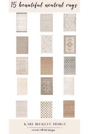 15 Affordable Neutral Rugs | Showit Blog